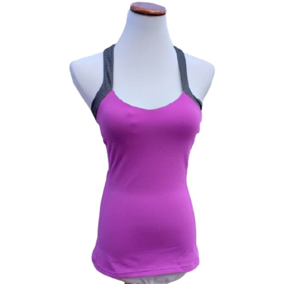 Zobha | Tops | Zobha Tank Purple Racer Back Yoga Gym Workout 4 | Poshmark